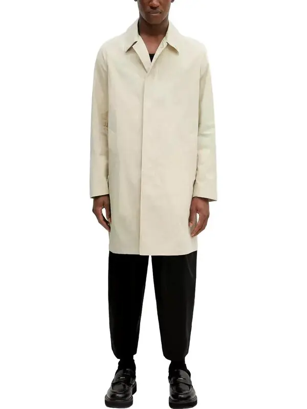 Paul Smith Plain Single-breasted Coat - Neutrals