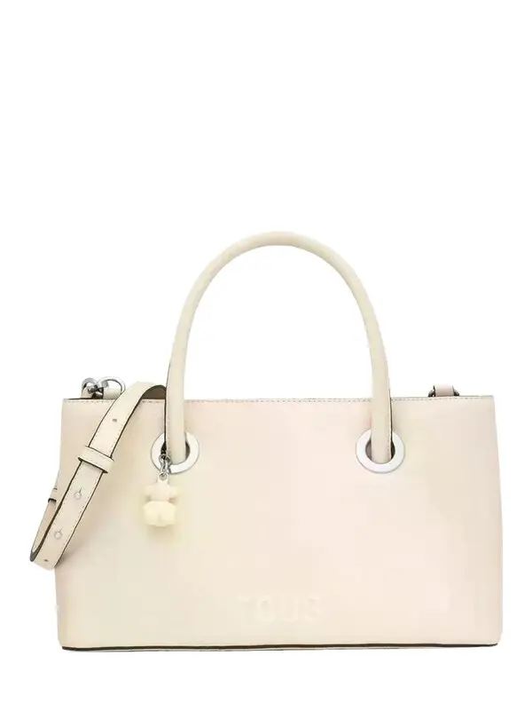 TOUS Poppy Bear-charm Top-handle Bag - Neutrals