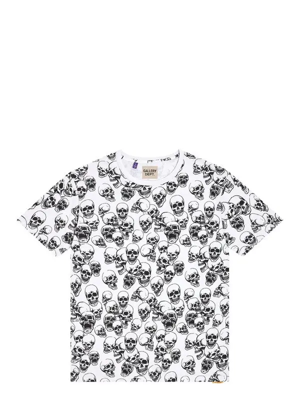 GALLERY DEPT. Skull Print Tee - White