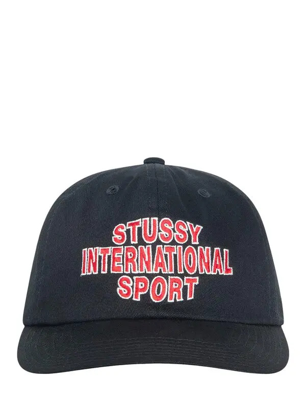 StÜssy Mid-depth International Sport Strapback - Black