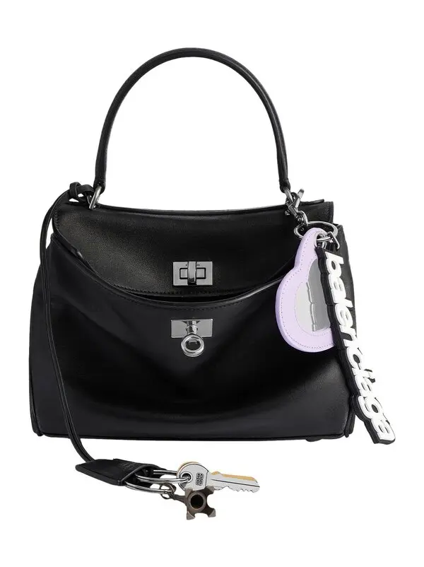 Balenciaga Rodeo Handbag Mini With Charms - Black