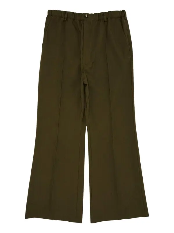Marni Tropical Wool Trousers - Green