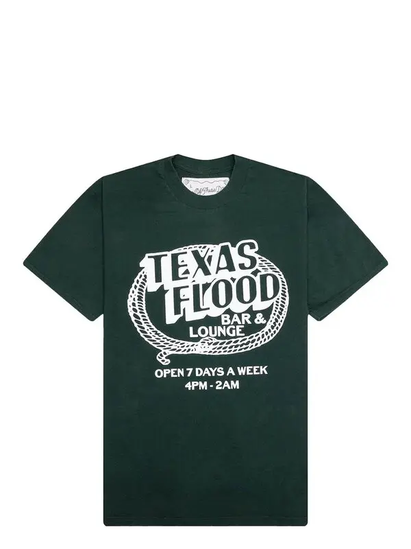 ONE OF THESE DAYS Texas Flood T-shirt - Green