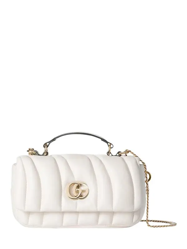 Gucci Milano Mini Top Handle Bag - White