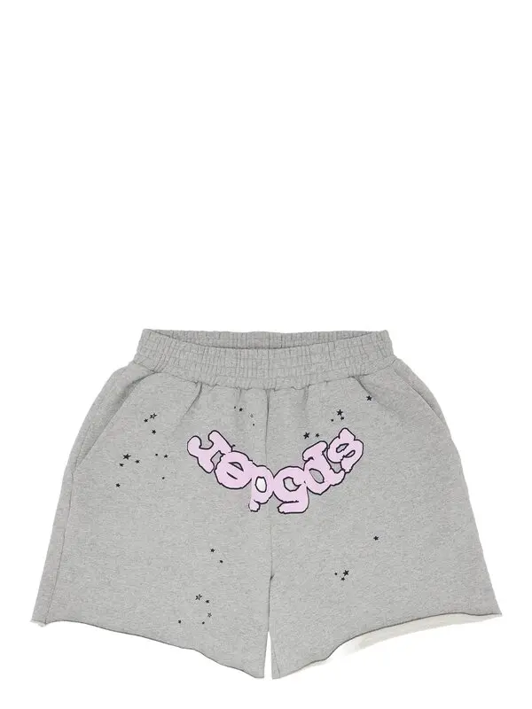 SP5DER Logo Sweatshorts - Grey