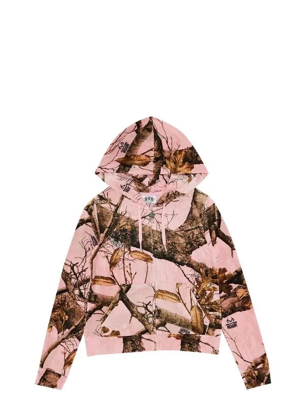 PLEASURES Realtree Velour Robertson Hoodie - Pink