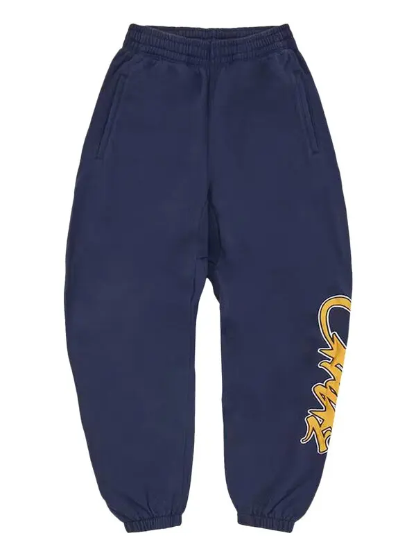 CORTEIZ Satin Applique Allstarz Joggers - Blue