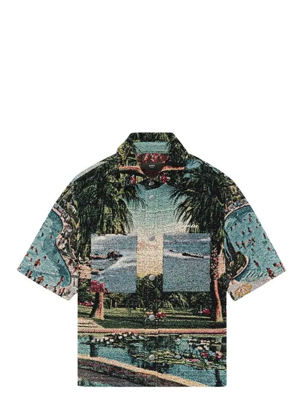 Amiri Paradise Tapestry Shirt - Multicolor