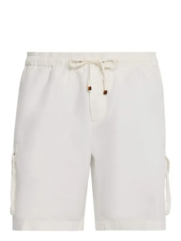 Brunello Cucinelli Cargo Bermuda Shorts - White