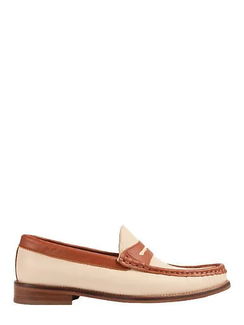 LK BENNETT Soloris Leather Loafers - Bro-tan