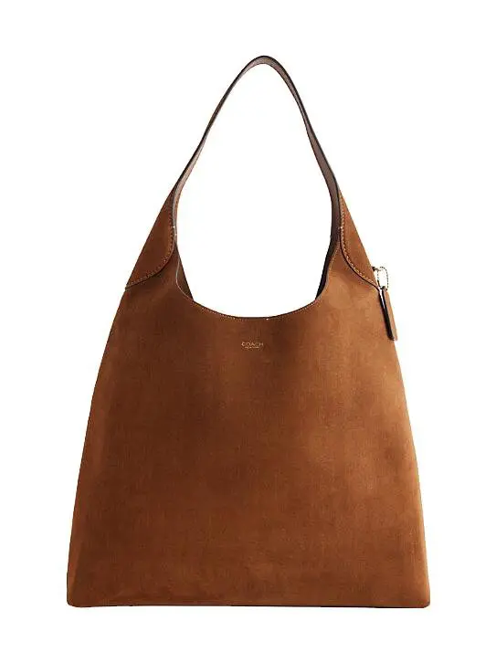 COACH Brooklyn 39 Suede Shoulder Bag - B4/warm Brown