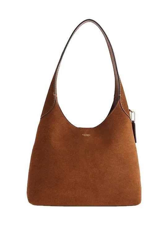 COACH Brooklyn 28 Suede Shoulder Bag - B4/warm Brown