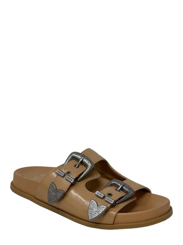 SHU SHOP Dolly Two-strap Sandals - Camel