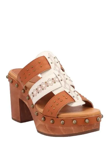DINGO Chateau Platform Wedge Sandal - Russet
