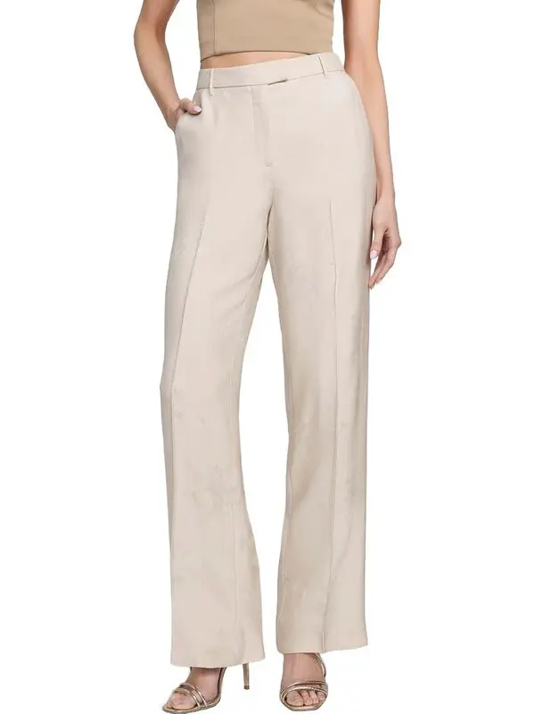 MARCIANO Whitney Jacquard Straight Leg Trousers - Dreamy Moon Multi