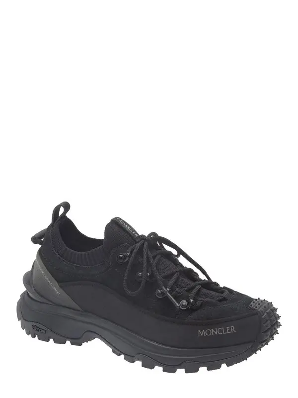 Moncler Trailgrip Lite 3 Low Top Sneakers - Black/black