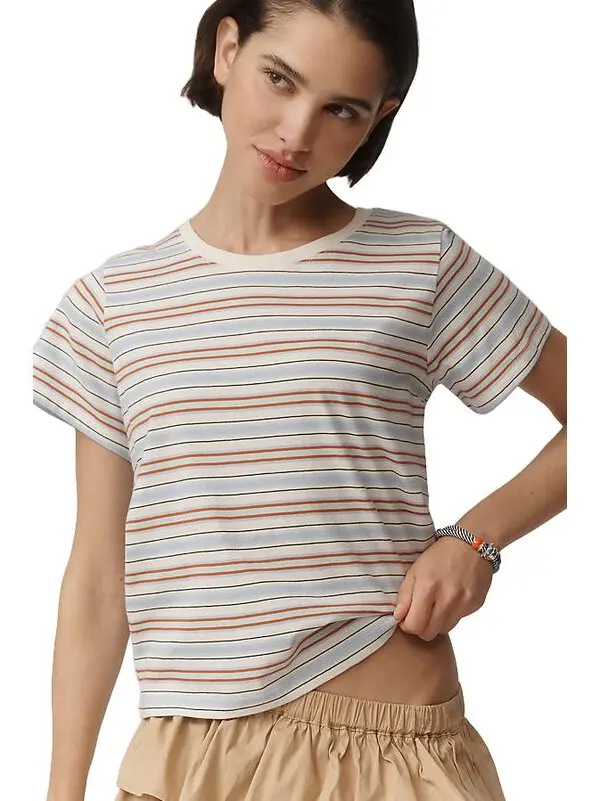 Anthropologie Evelyn Cotton T-shirt - Talula Stripe