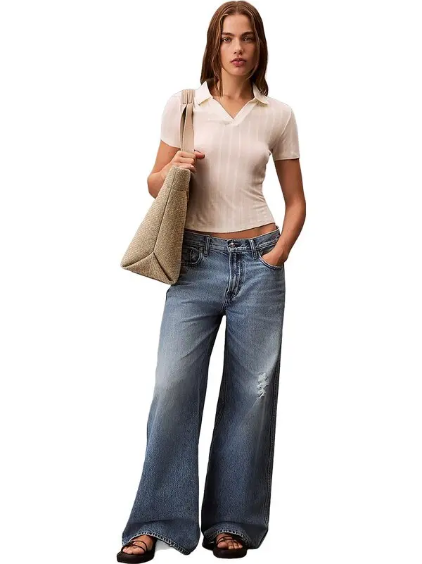 Calvin Klein Ultra Wide Leg Jeans - Broadway