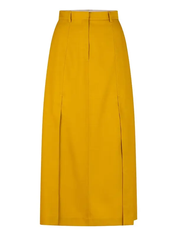 HEIRLOME Elodie High-rise Skirt - Yellow Ochre
