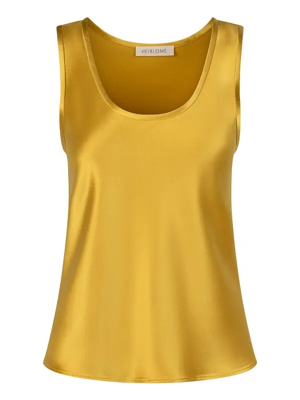 HEIRLOME Margot Tank - Yellow Ochre