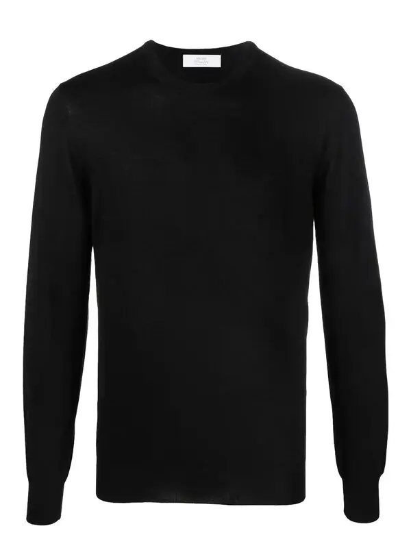MAURO OTTAVIANI Round Neck Jumper - Black