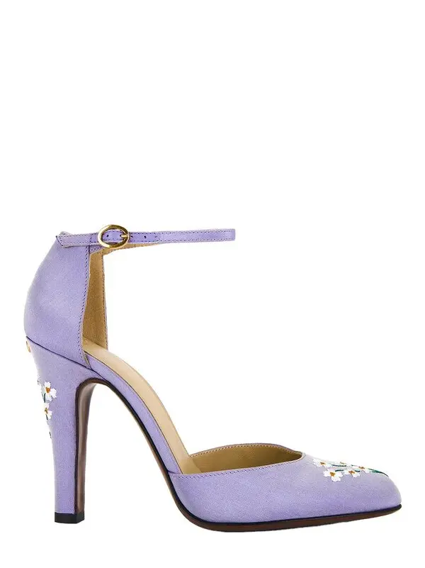 Valentino Garavani Hi Dolly Ankle Strap Pump - Ultra Violet