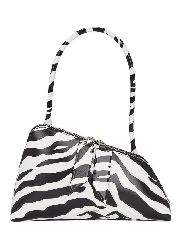 Attico Sunrise Shoulder Bag - White & Black