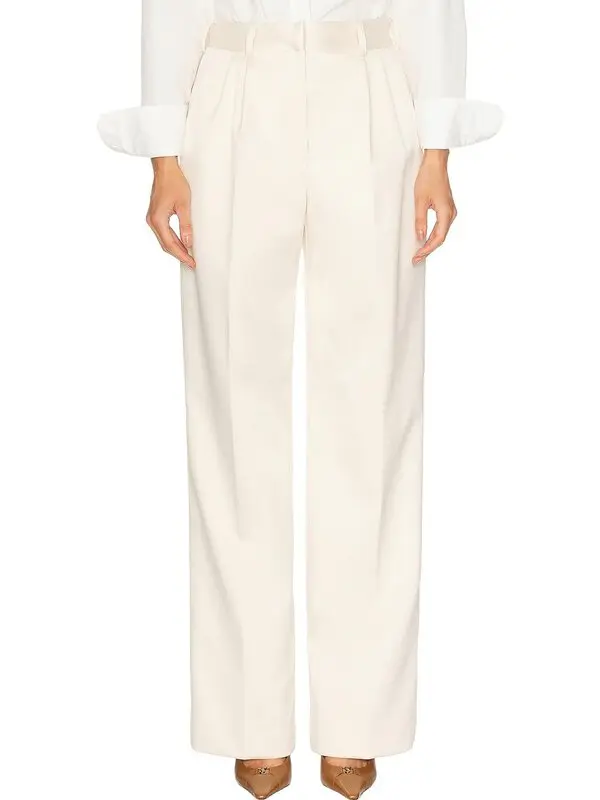 AKNVAS Dutches Satin Pant - Cream