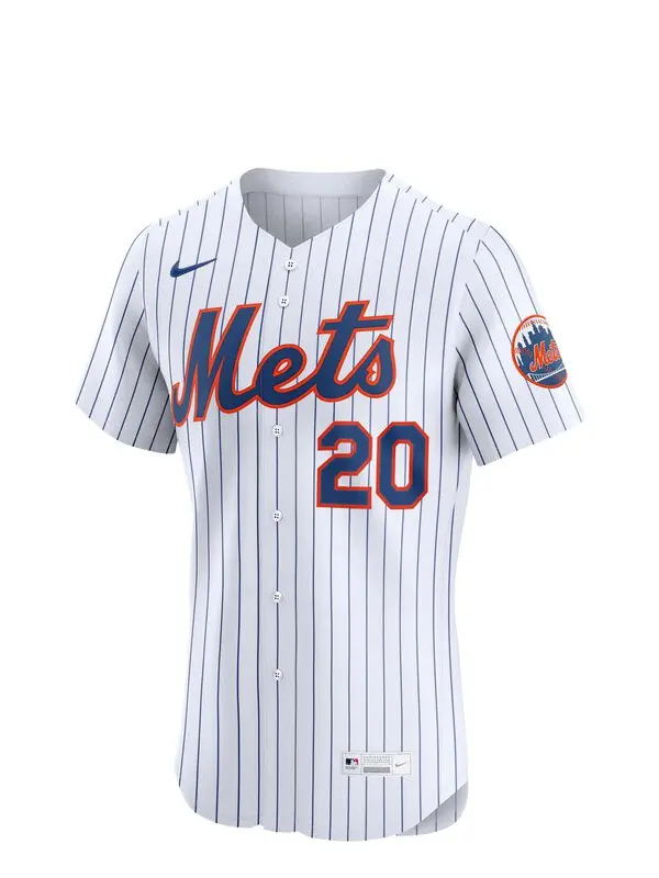 Nike Pete Alonso New York Mets Dri-fit Adv Mlb Elite Jersey - White
