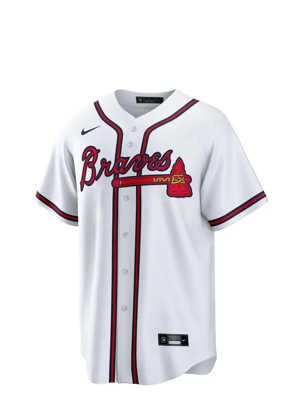Nike Spencer Strider Atlanta Braves Mlb Replica Jersey - White