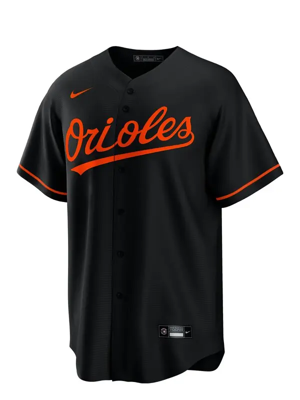 Nike Adley Rutschman Baltimore Orioles Mlb Replica Jersey - Black