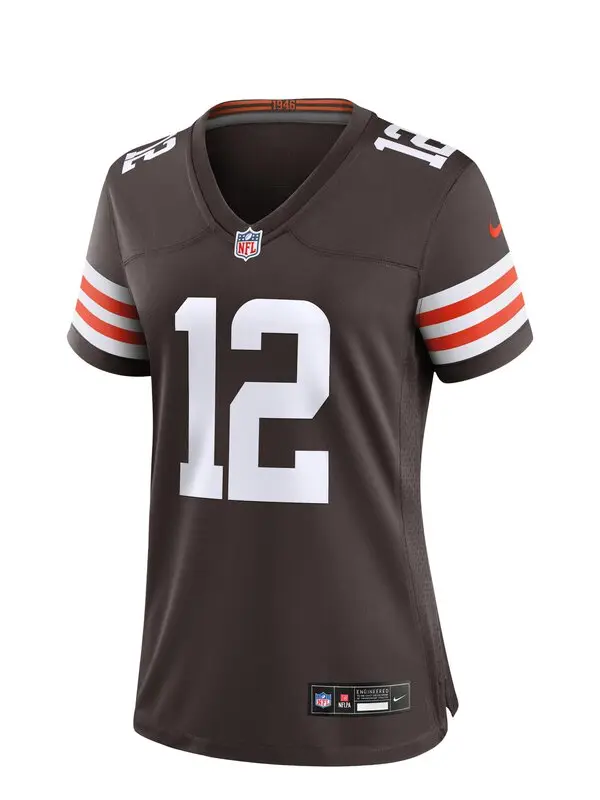 Nike Shedeur Sanders Cleveland Browns 2025 Nfl Draft Game Jersey - Brown