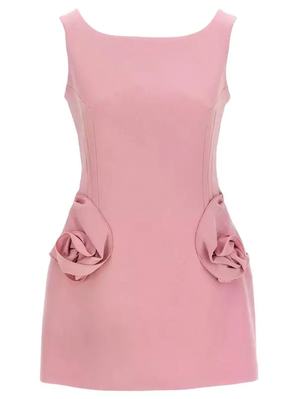 Magda Butrym Rose Detail Dress - Pink