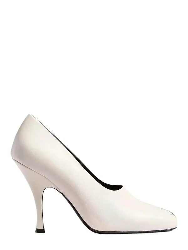 Khaite Eva Peep-toe Pumps - White