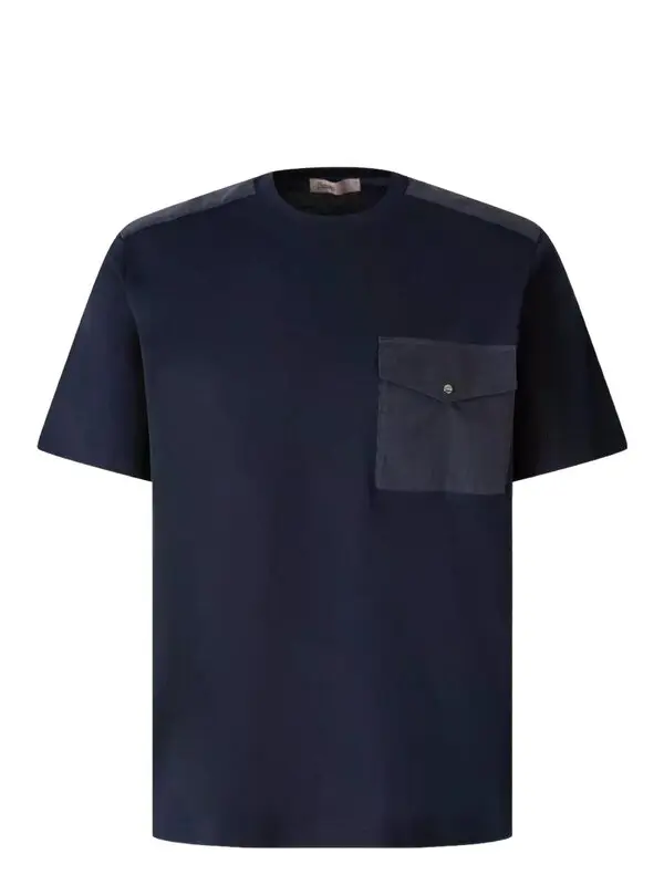 Herno Patch-pocket T-shirt - Blue