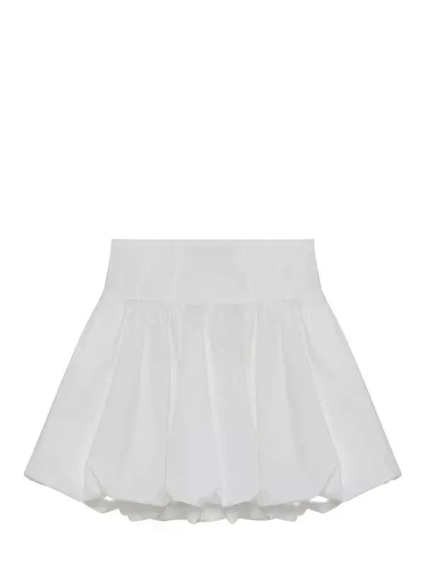 Simkhai Pippa Bubble-hem Mini Skirt - White