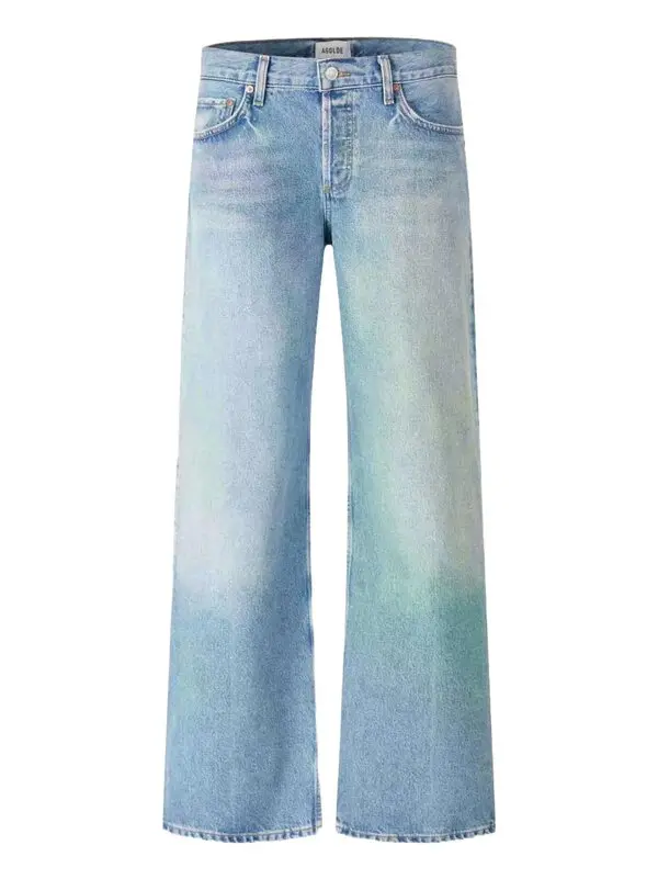 AGOLDE Faded Cotton Jeans - Blue