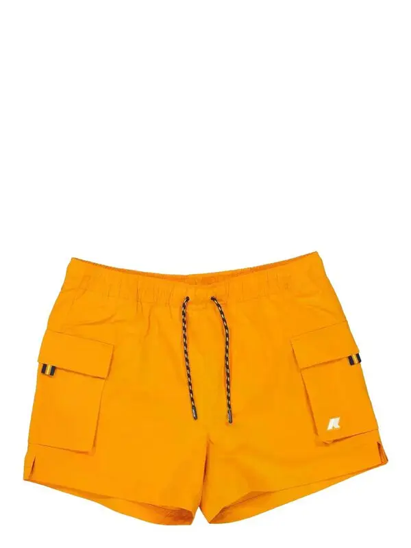 K-WAY Pocket-detail Swim Shorts - Orange