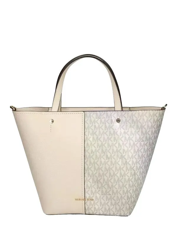 Michael Kors Monogram Panel Tote Bag - Neutrals