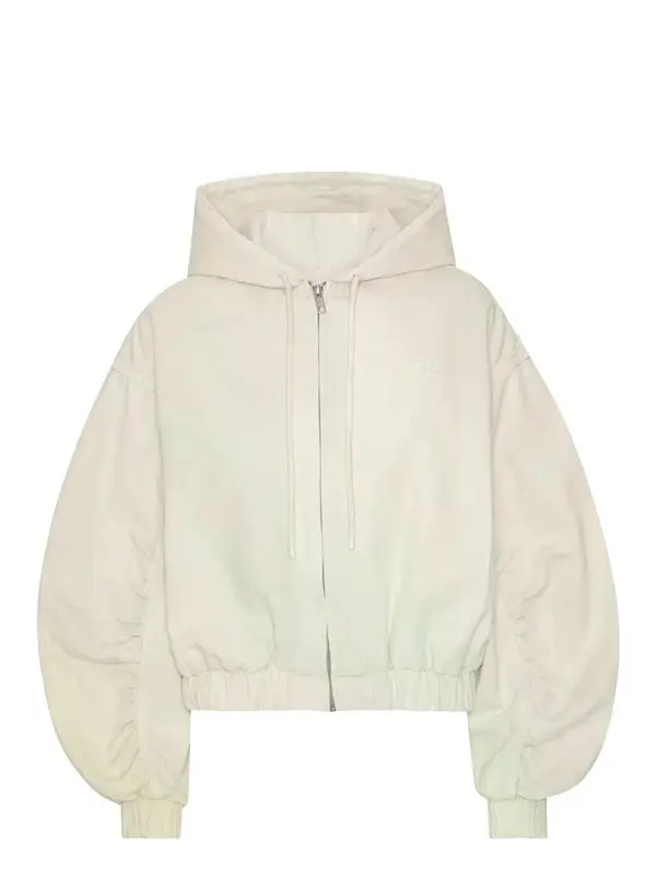 ROTATE BY BIRGER CHRISTENSEN Balloon-sleeve Hooded Jacket - Neutrals