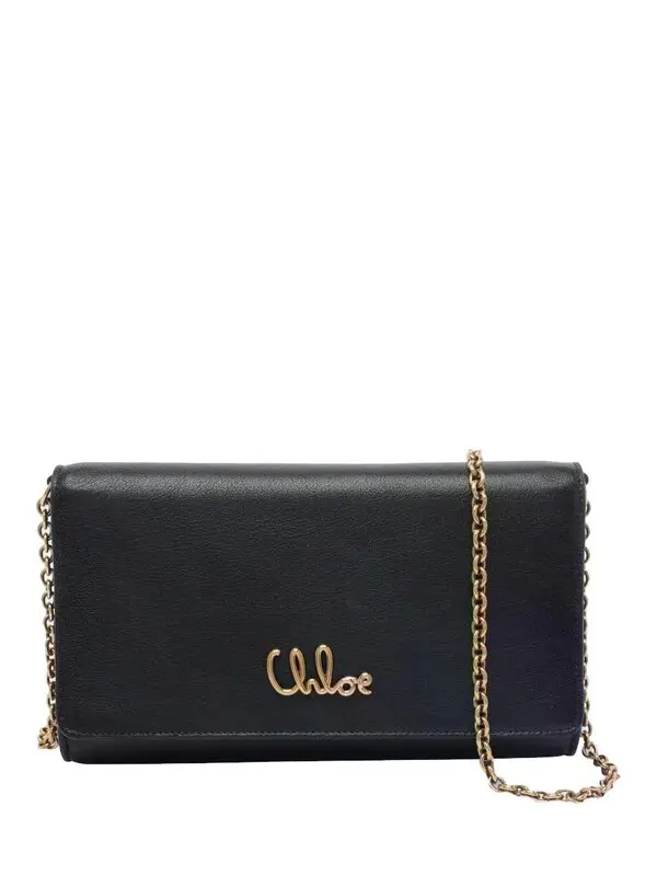 Chloé Mini Chain-strap Clutch Bag - Black