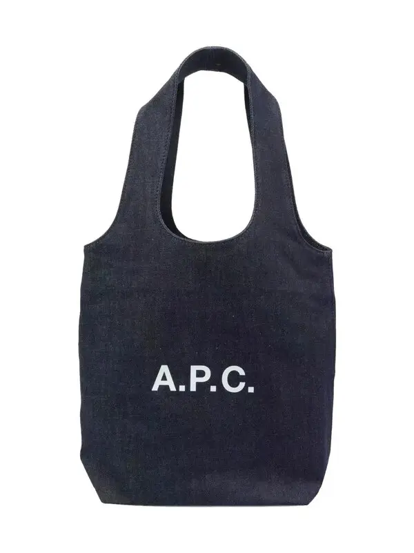A.p.c. Ninon Medium Denim Tote Bag - Blue