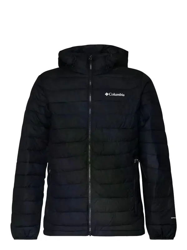 Columbia Quilted Hooded Jacket - Black