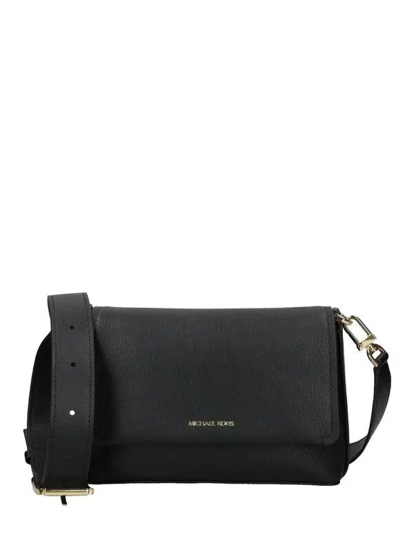 Michael Kors Belted Flap Bag - Black