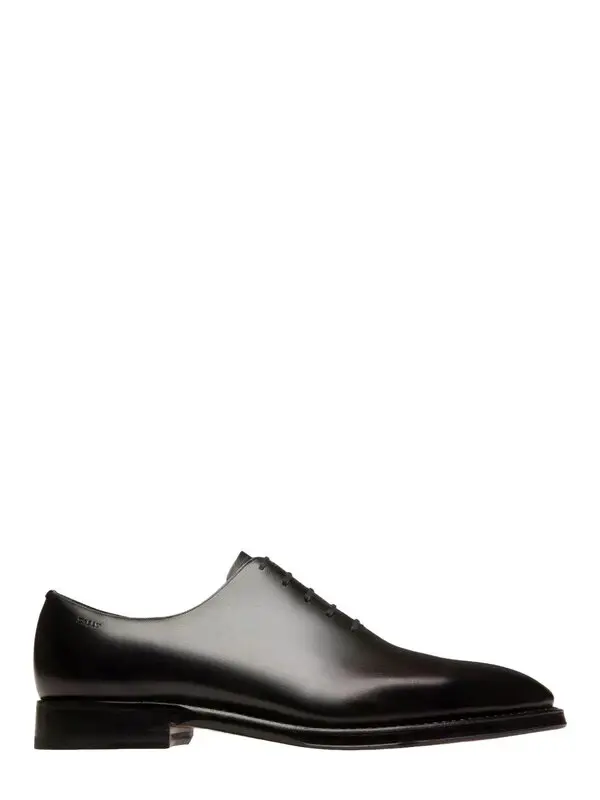 Bally Scolder Leather Oxford Shoes - Black