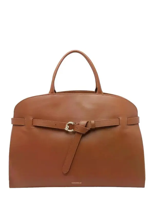 COCCINELLE Belt-buckle Tote Bag - W11 Brown