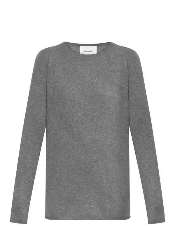 LISA YANG Ribbed-knit Jumper - Grey