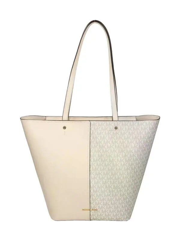 Michael Kors Monogram Panel Tote Bag - Neutrals