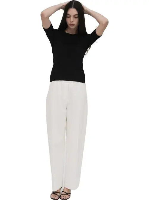 Rosetta Getty Relaxed Pull-on Pant - Neutral