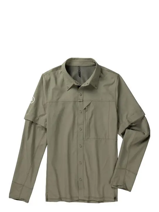 BACKCOUNTRY Tahoe Woven Convertible Snap-up Shirt - Fallen Rock